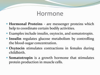 Proteins and Amino acids | PPTX