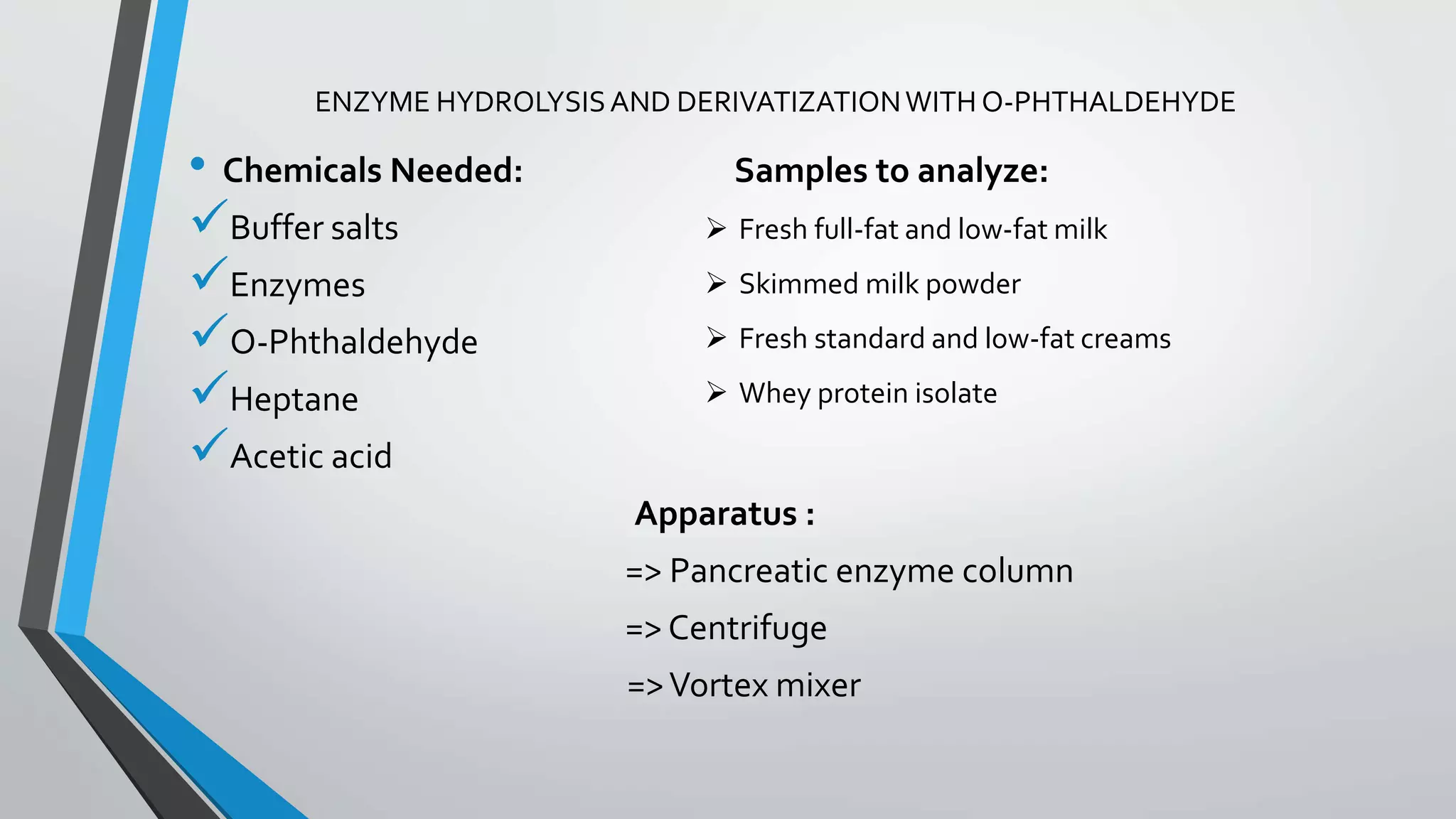 Proteins and amino acids; Brief introduction of methods for ...