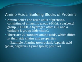 Proteins Biochemistry 2 outline of I.pptx