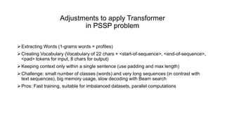 Protein Secondary Structure Prediction using Deep Learning methods | PPTX