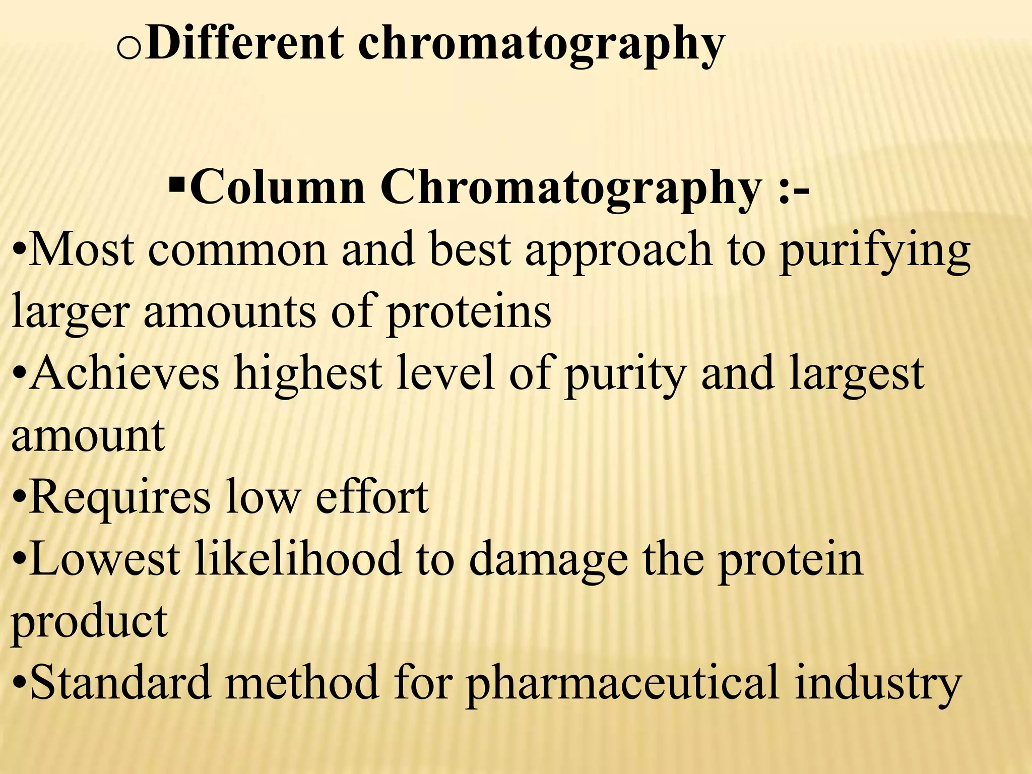 Protein separation and purification | PPTX