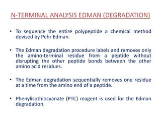 Protein seqencing by kk sahu | PPTX | Chemistry | Science