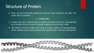 Protein Sequence and Structure Data.pptx | Chemistry | Science