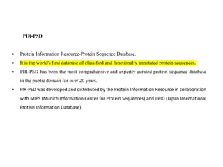 protein sequence database bioinformatics.pdf