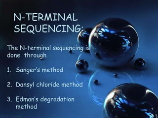 Protein sequencing | PPTX