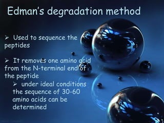 Protein sequencing | PPTX