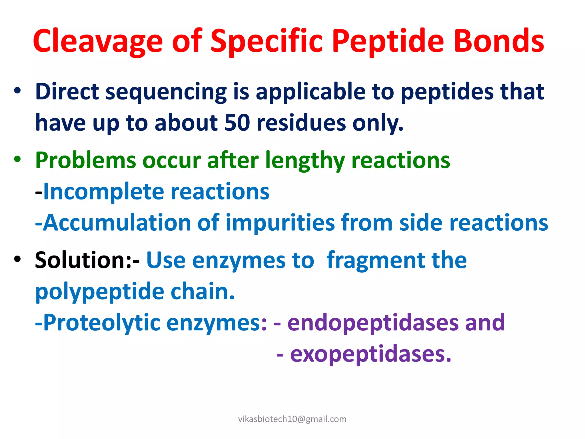 Protein sequencing | PPTX