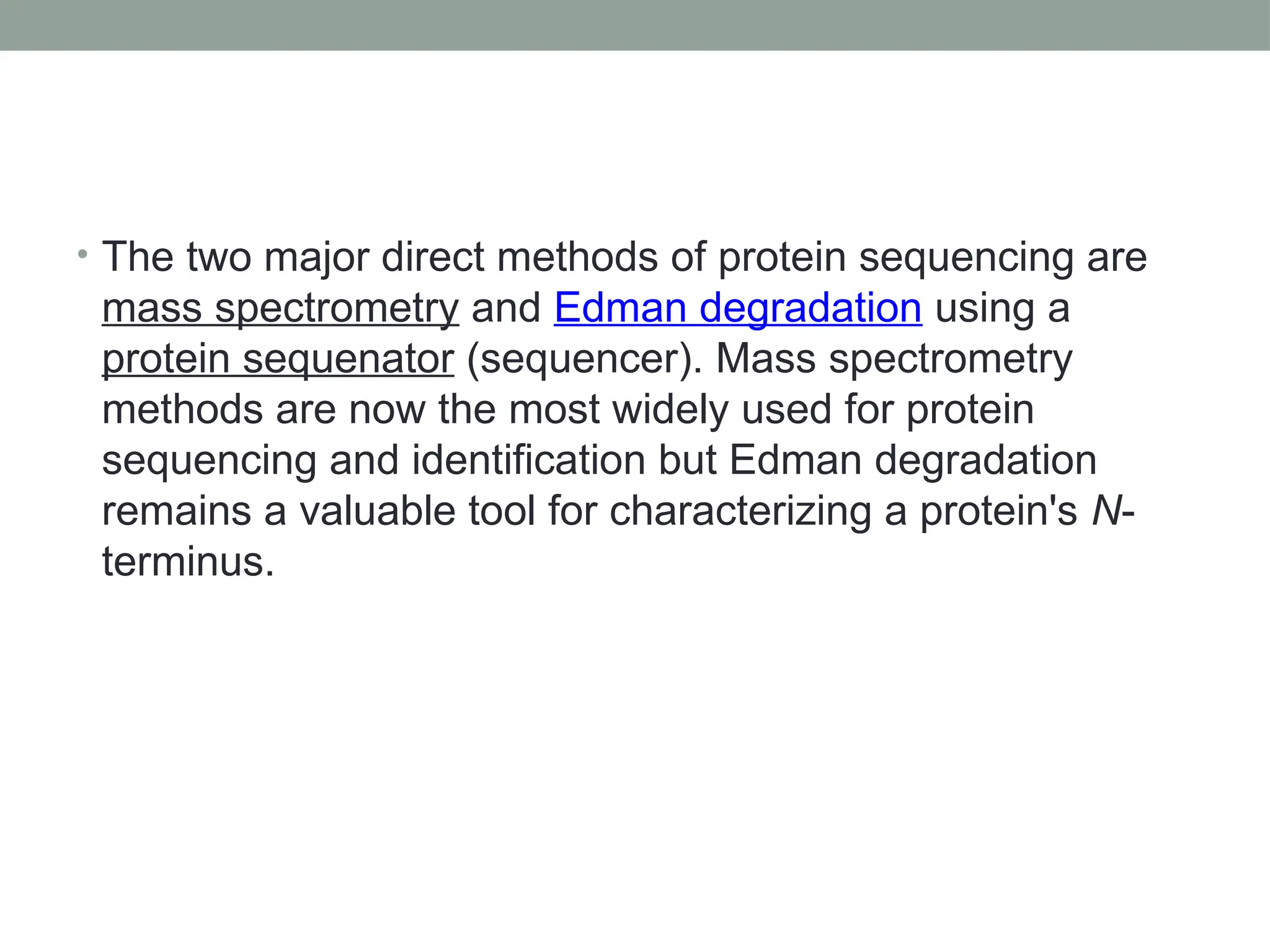 proteinsequencing powerppint presentation | PPTX