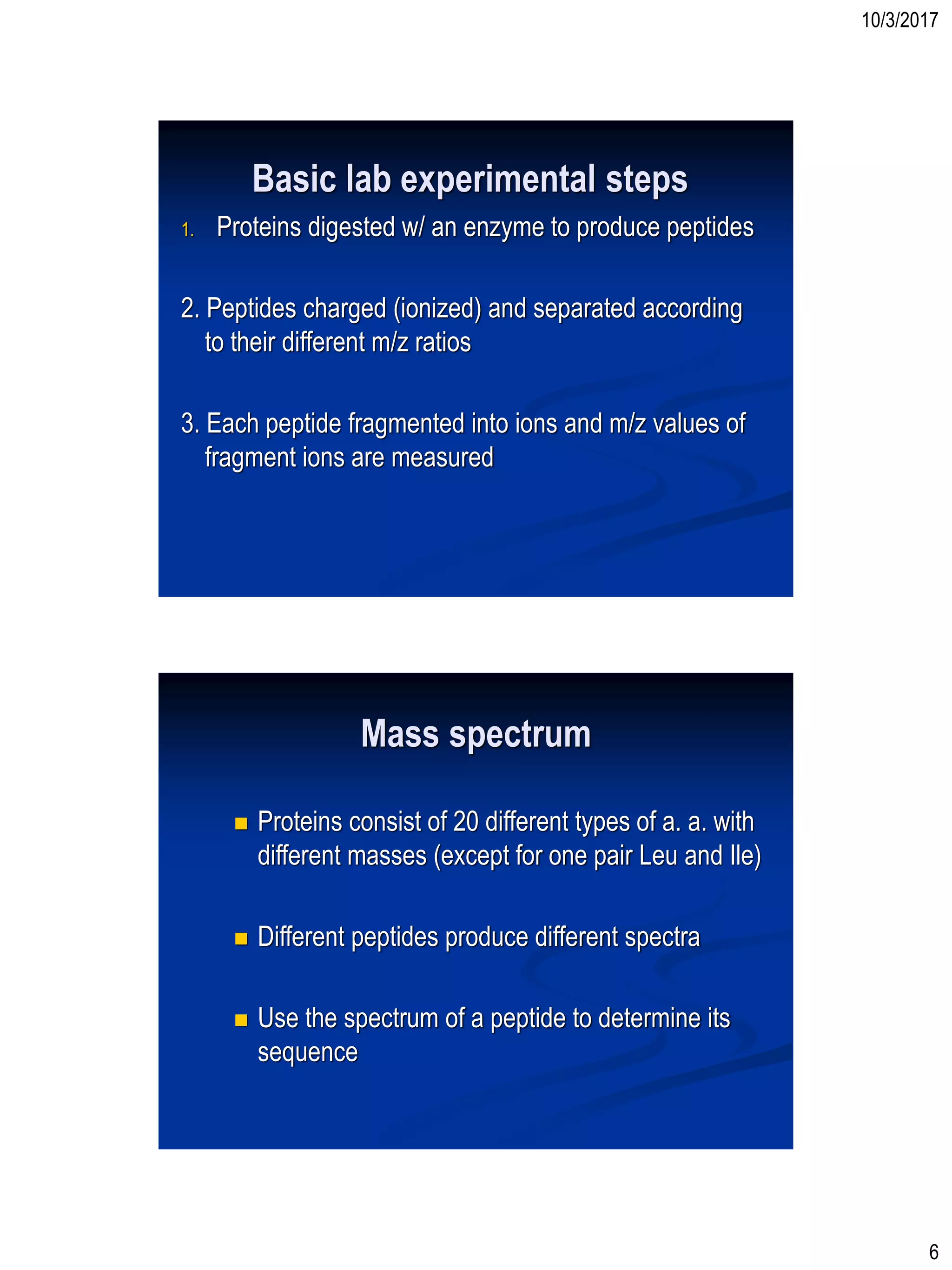 Protein sequencing | PDF