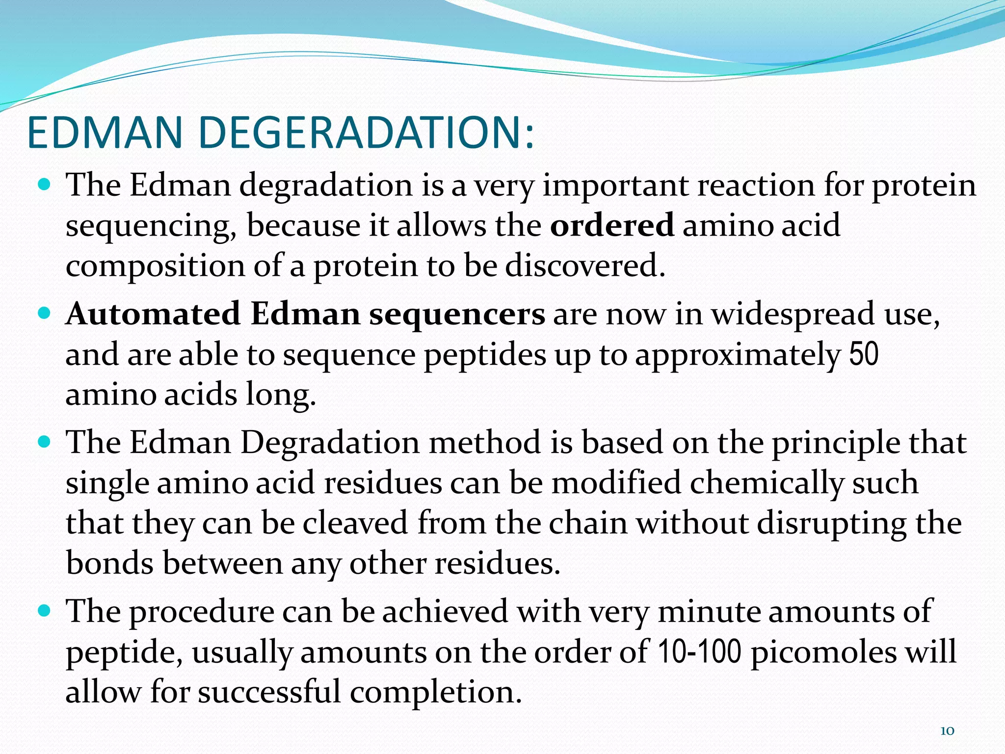 Protein Sequencing Strategies | PPTX