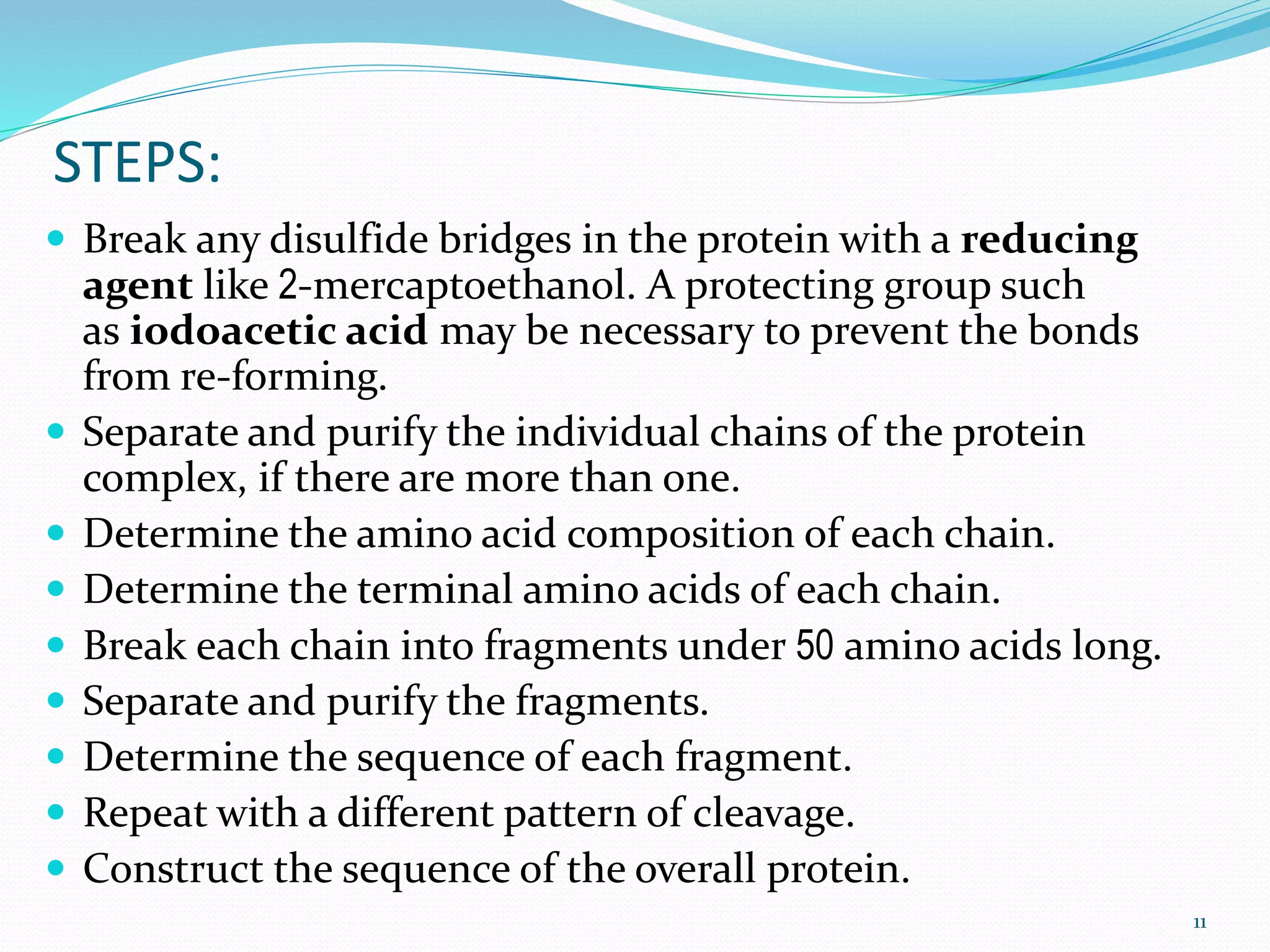 Protein Sequencing Strategies | PPTX