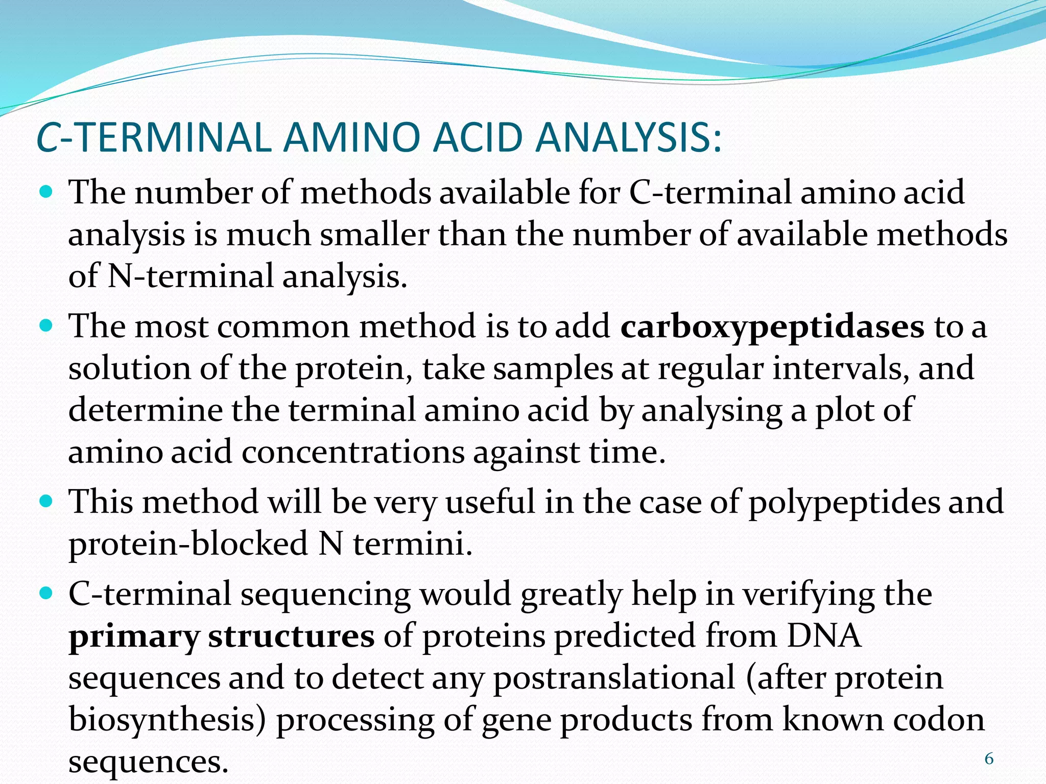 Protein Sequencing Strategies | PPTX