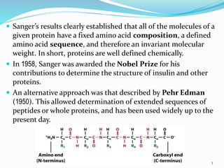 Protein Sequencing Strategies | PPTX