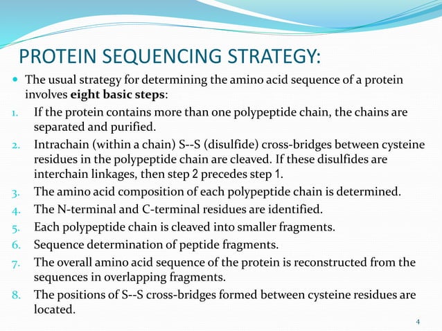 Protein Sequencing Strategies | PPTX