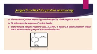 Protein sequencing | PPTX