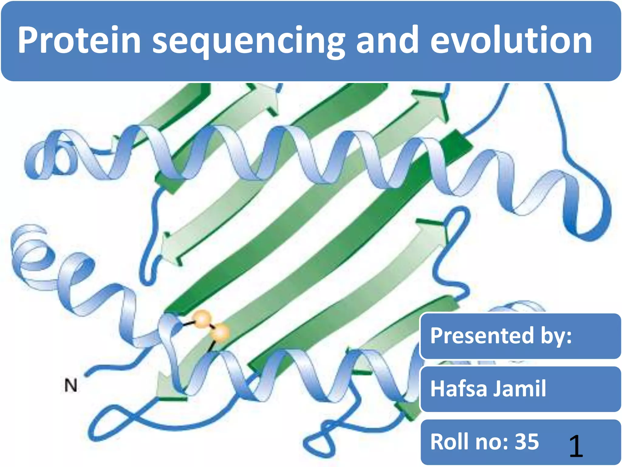 Protein sequencing | PPTX