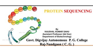 Protein sequencing by kk sahu | PPTX