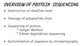 Protein sequencing | PPT
