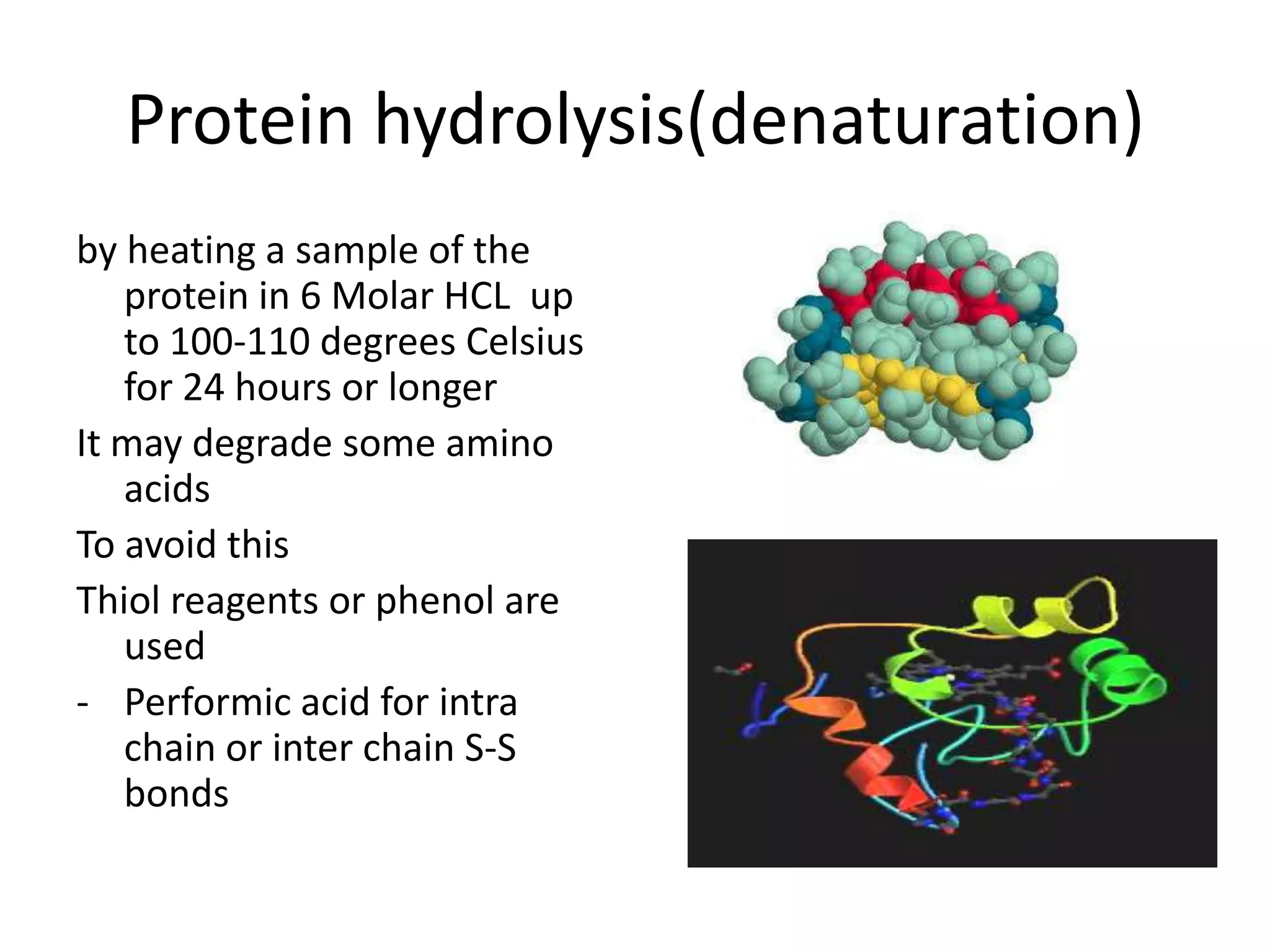 Protein sequencing presentation | PPTX