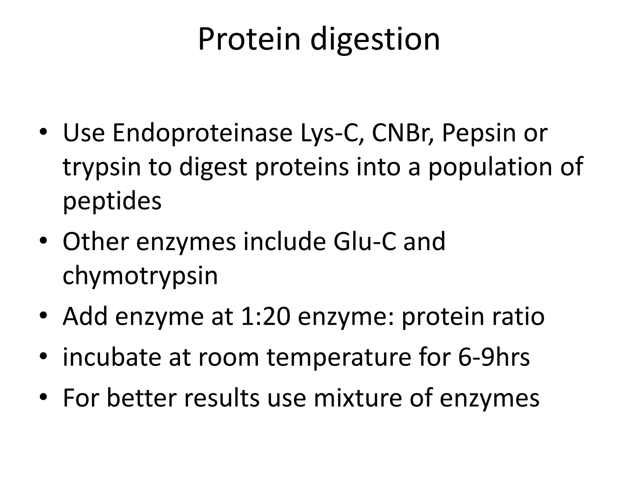 Protein sequencing presentation | PPTX