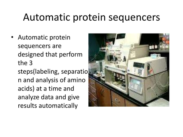 Protein sequencing presentation | PPTX