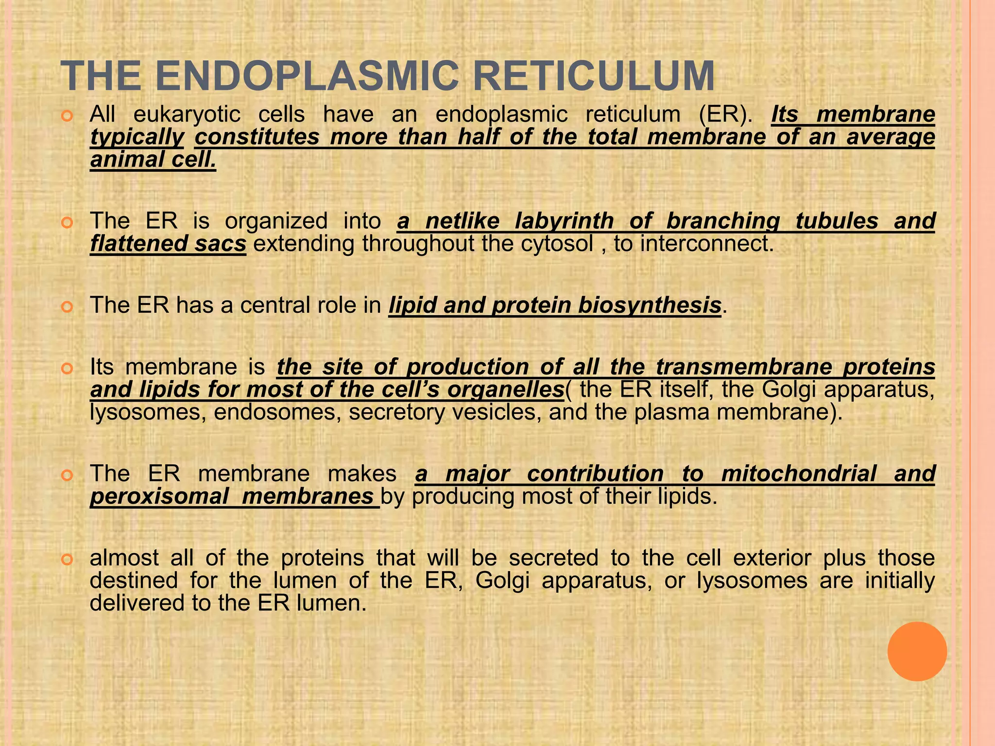 Protein sorting and targeting | PPTX
