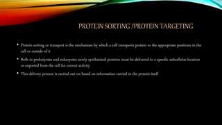 Protein sorting and transport to lysosomes | PPT
