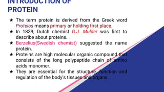 Proteins part 1 | PPT