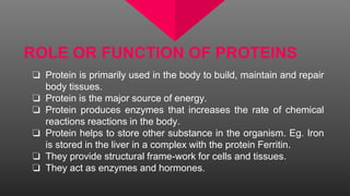 Proteins part 2 | PPT