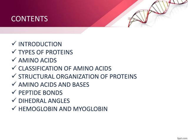 Proteins | PPTX