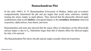 Protein Secondary Structure, Ramachandran Plot, Molecular Docking ...