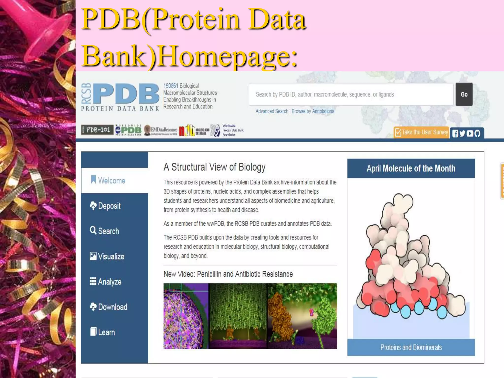 Protein structural analysis | PPTX