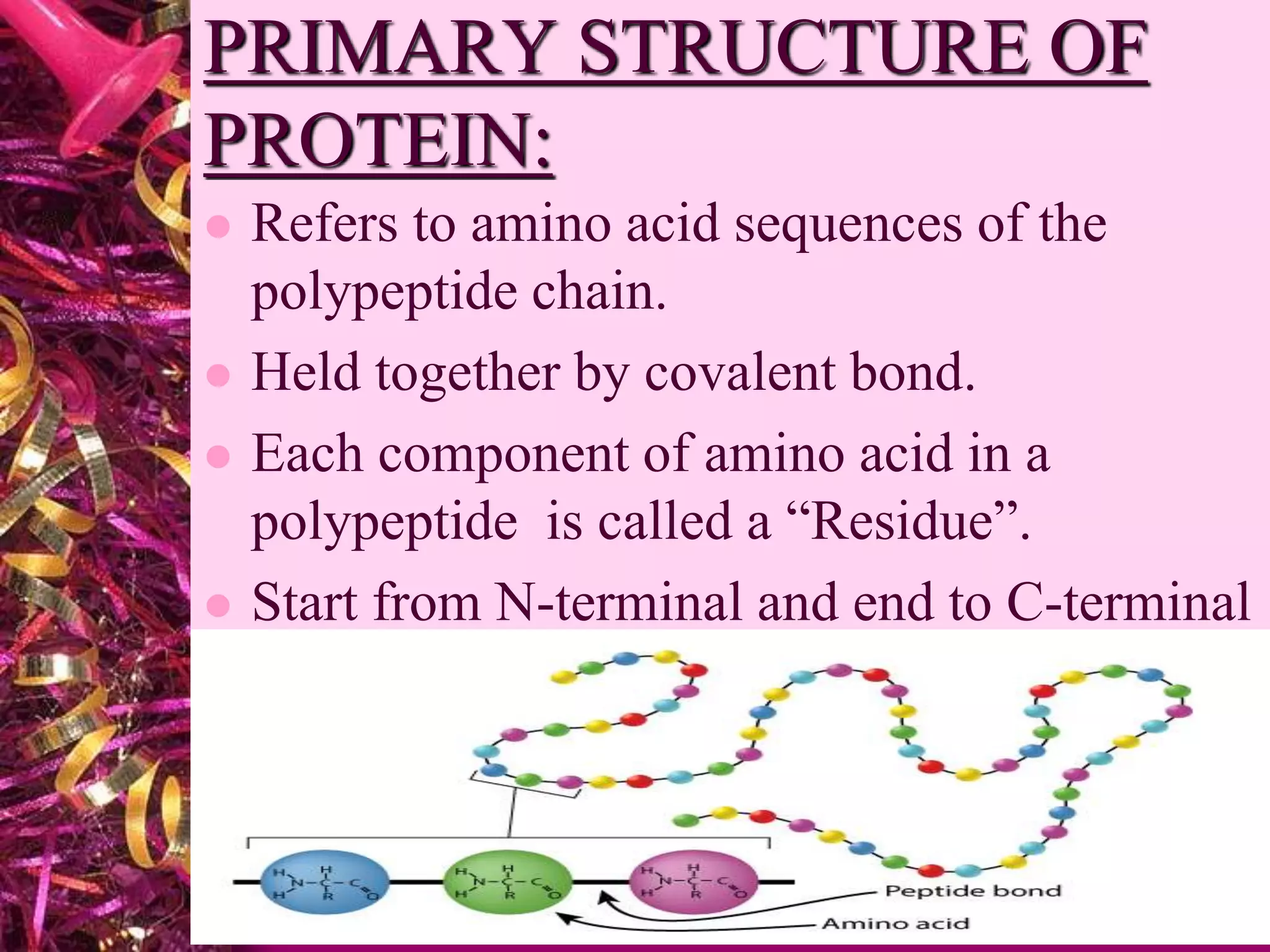 Protein structural analysis | PPTX