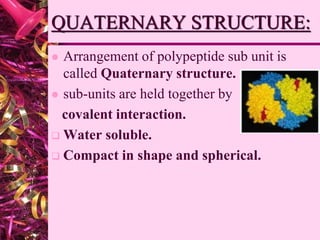 Protein structural analysis | PPTX