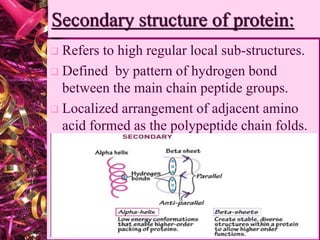Protein structural analysis | PPTX