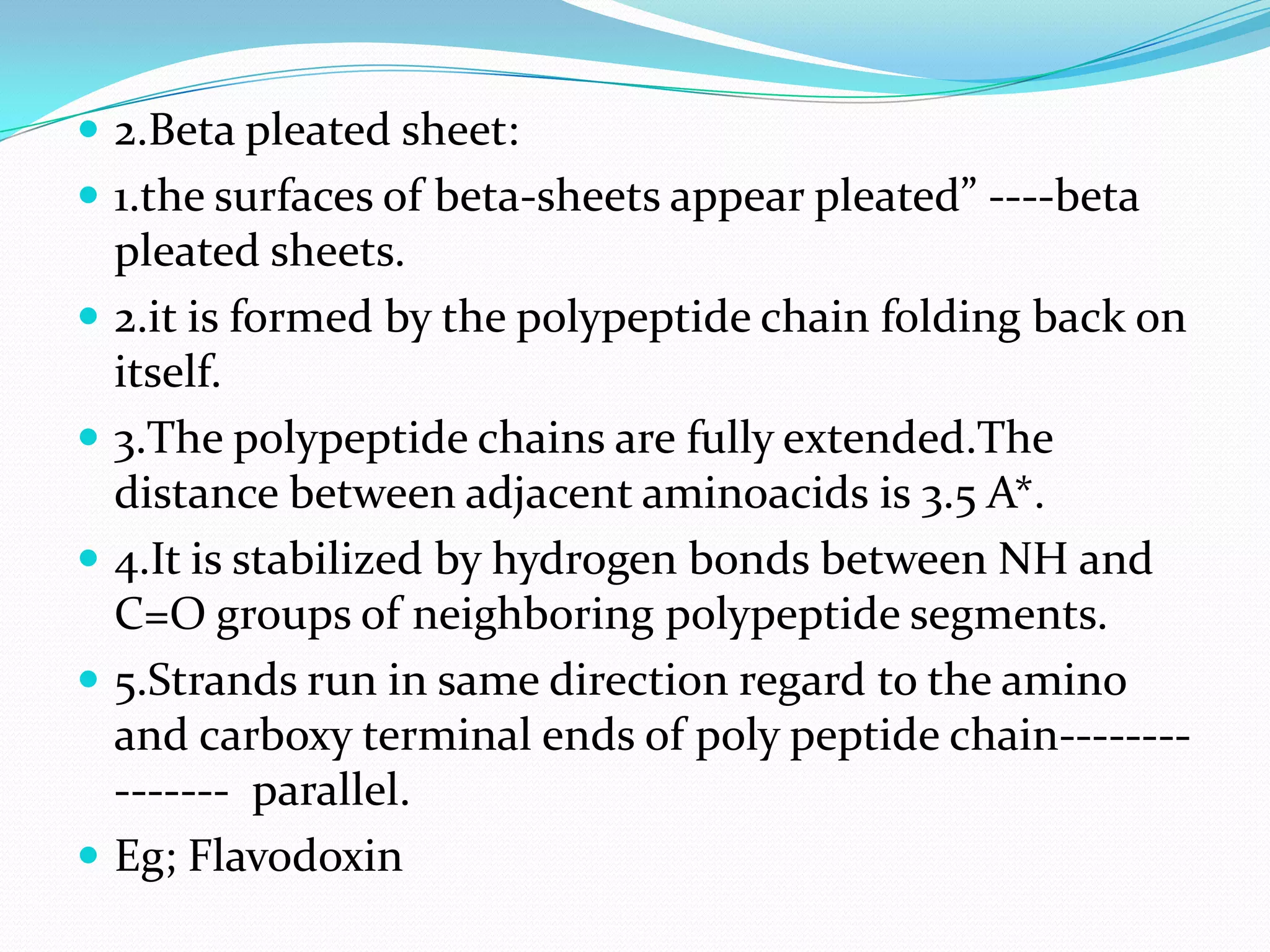 Protein structural organisation | PPT