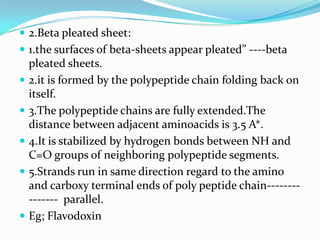 Protein structural organisation | PPT