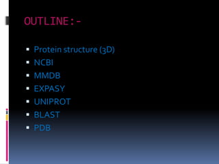 Protein structure | PPTX