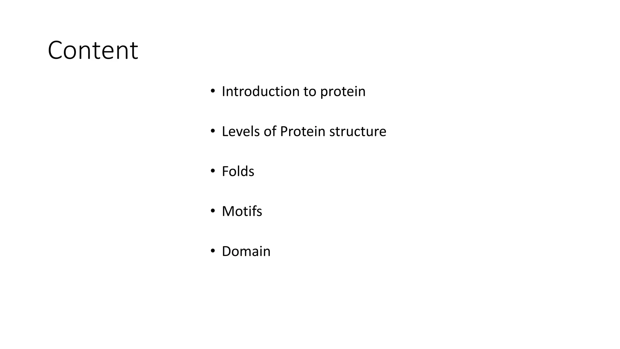 Protein Structure and levels of protein structure | PPTX