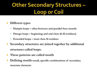 Protein structure | PPTX | Chemistry | Science