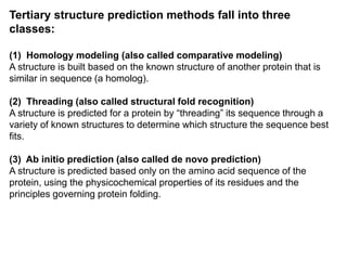 Protein structure 2 | PPTX | Chemistry | Science