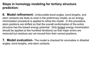 Protein structure 2 | PPTX | Chemistry | Science