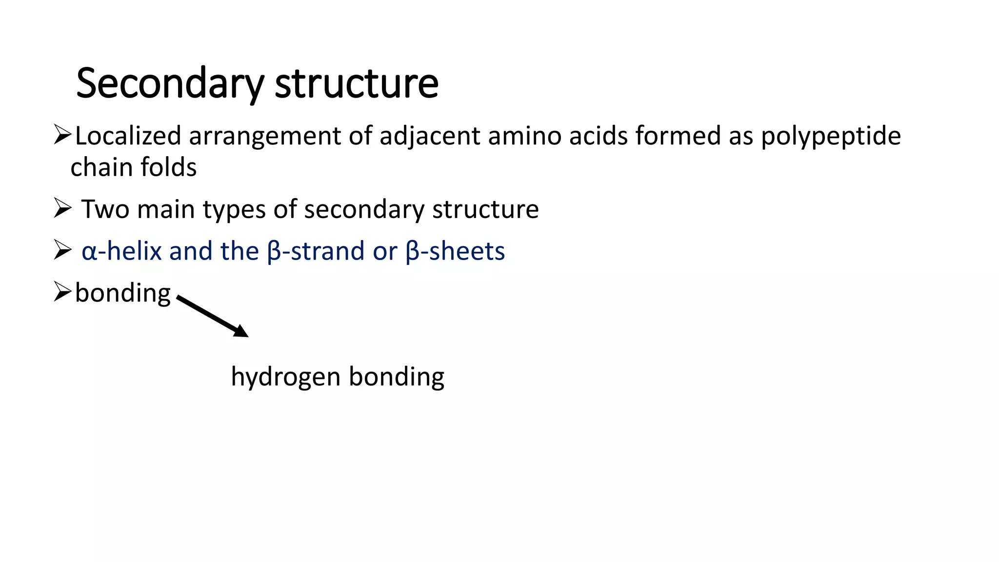 Protein structure and function | PPTX | Chemistry | Science