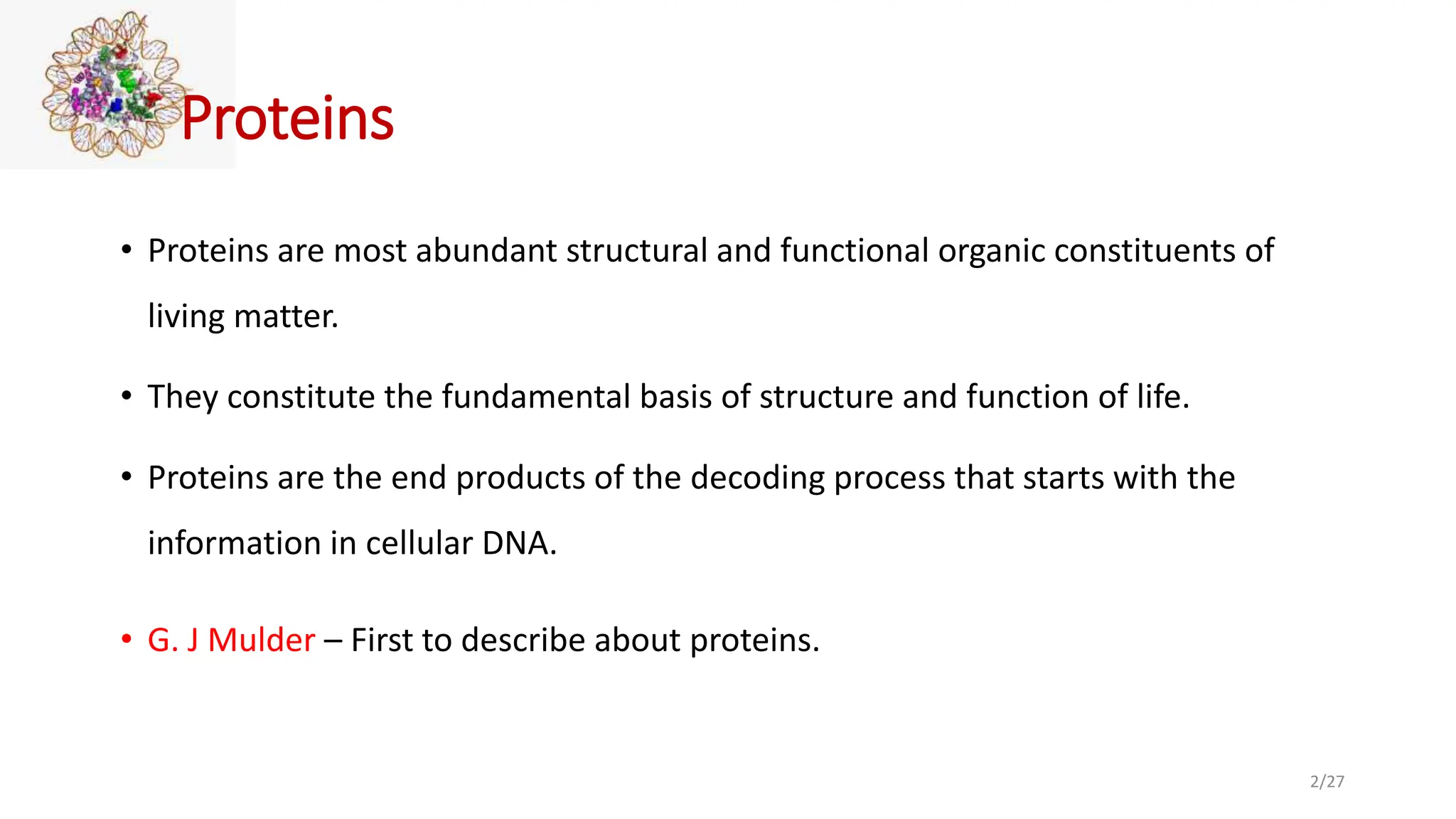 Protein structure and functions. Pptx.... | PPTX