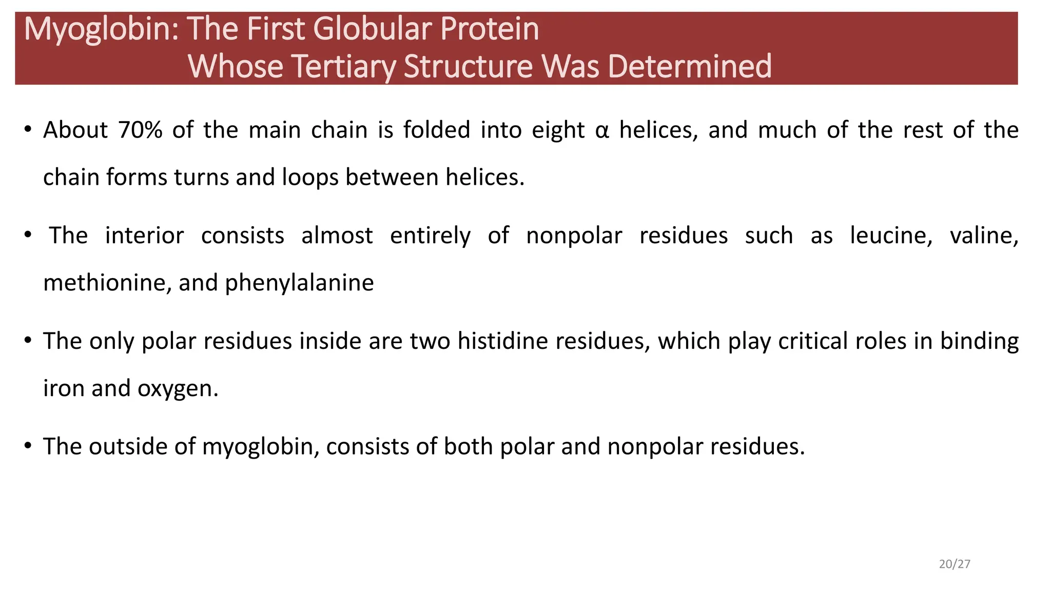 Protein structure and functions. Pptx.... | PPTX