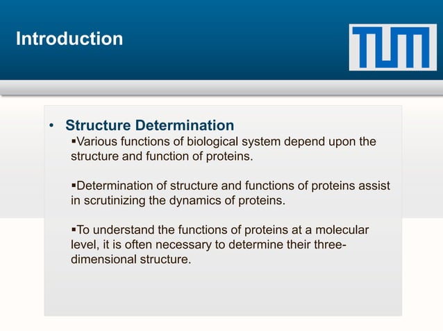Protein Structure Determination | PPTX | Chemistry | Science