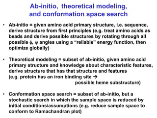 protein structure from genomic and computational biology | PPT