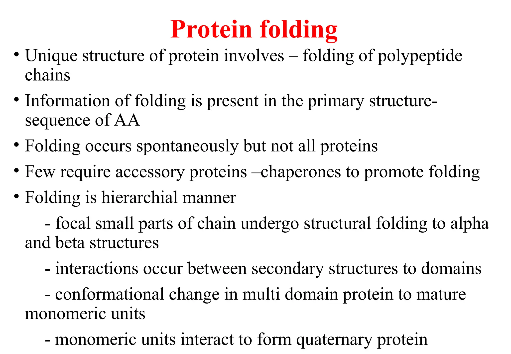 PROTEIN STRUCTURE & FUNCTION by Dr DKV 2023.ppt