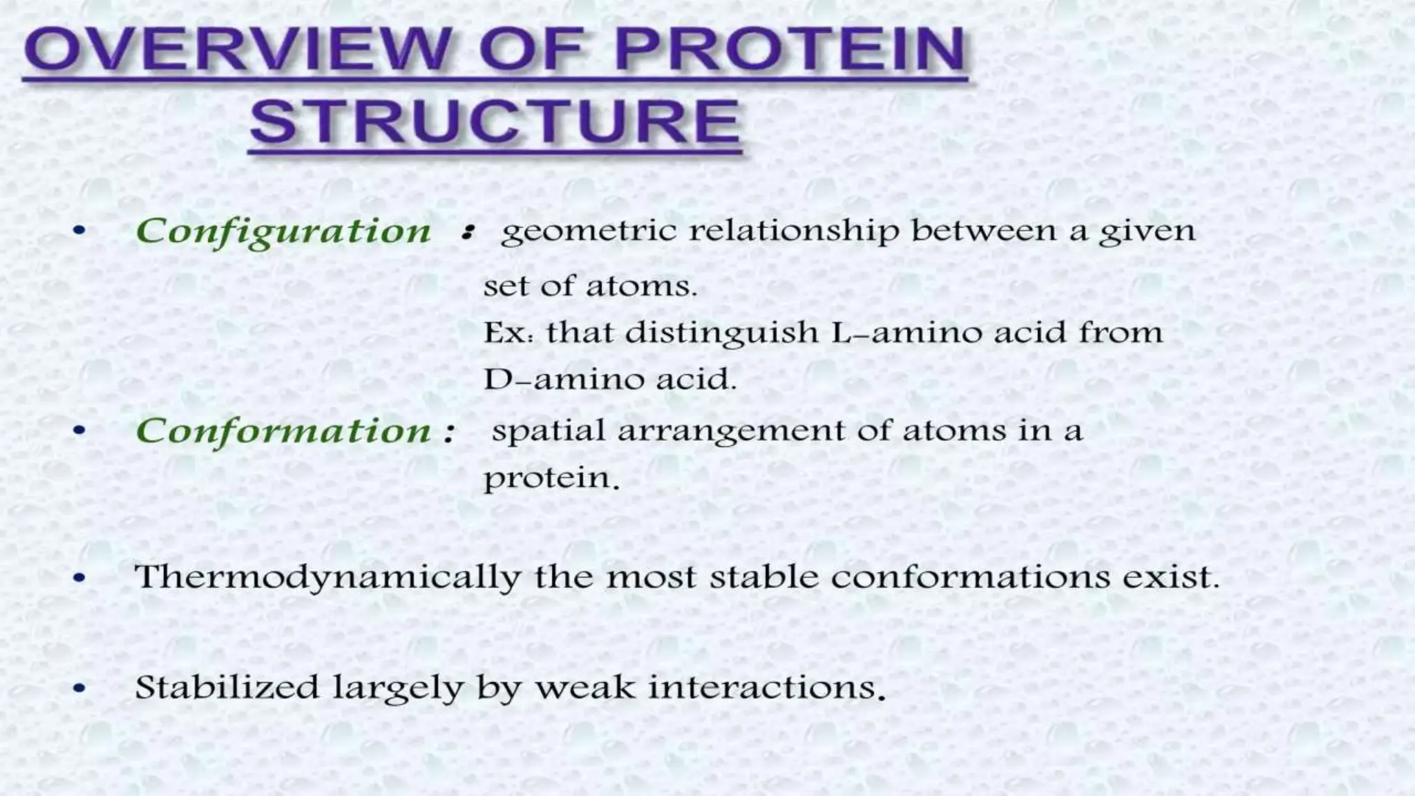 Protein structure & protein structure validation ppt | PPTX