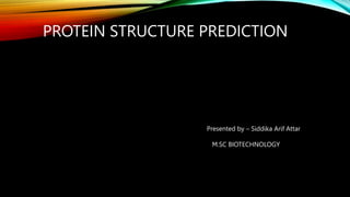 protein structure prediction.pptx